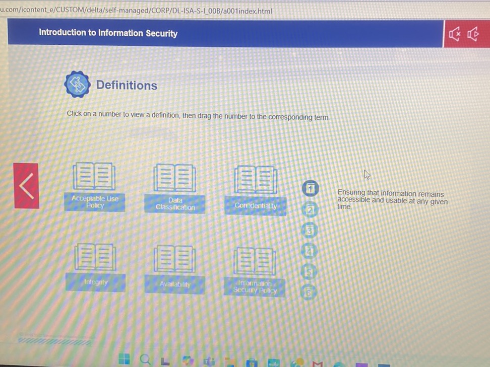 Click on a number to view a definition, then | StudyX