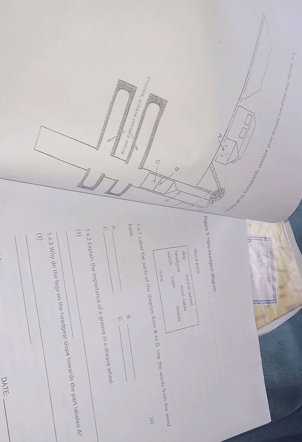 14 Study the diagram below and answer | StudyX