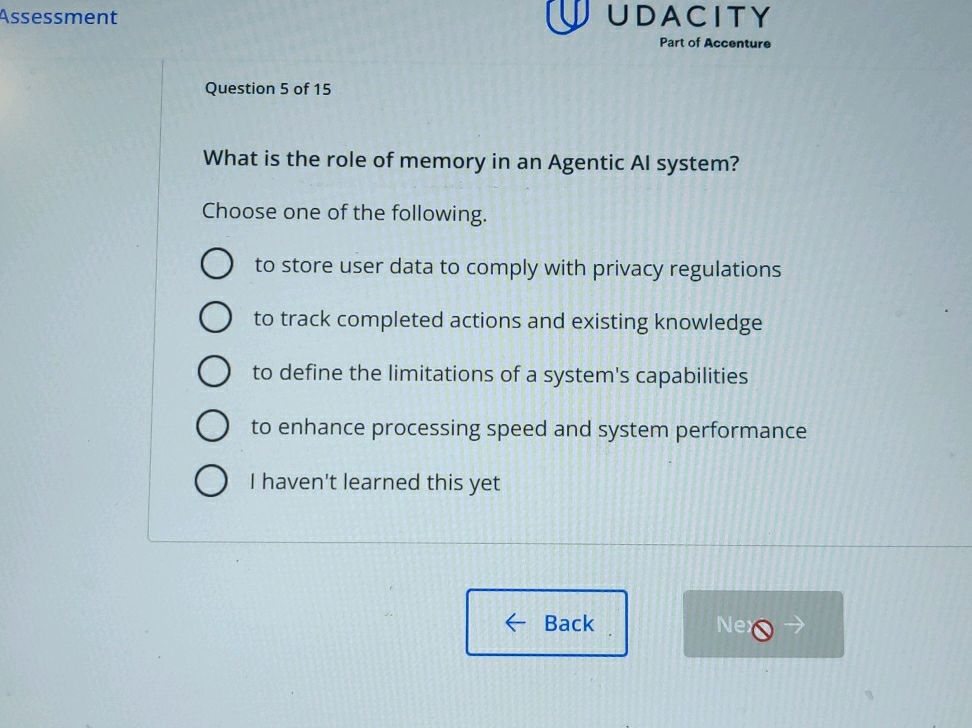Assessment (4) UDACITY Part of Accenture
