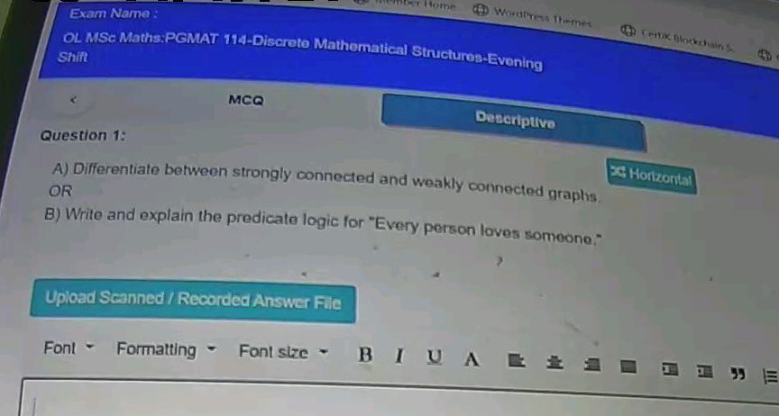 Question 1: A) Differentiate between | StudyX