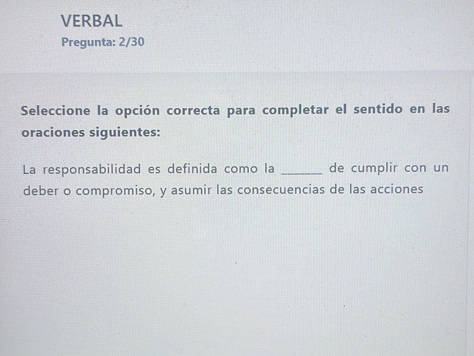 Seleccione la opción correcta para completar | StudyX