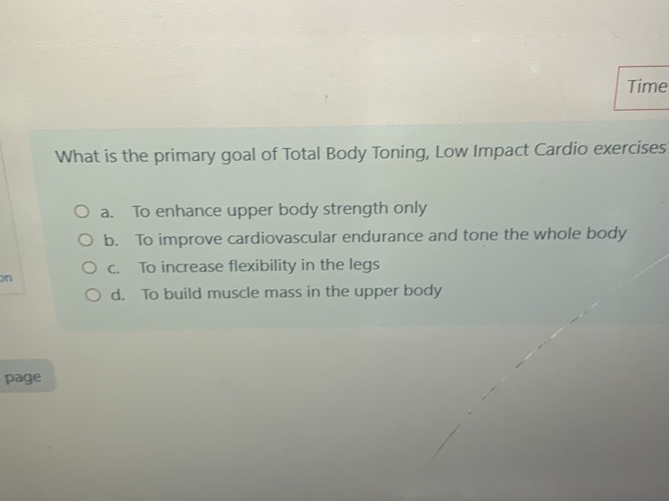 What is the primary goal of Total Body | StudyX