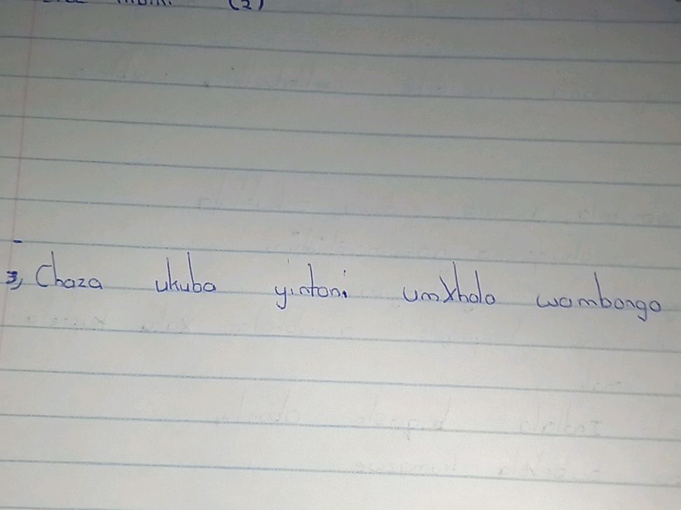 Umtholo wambongo | StudyX