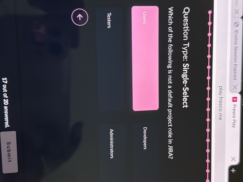 Which of the following is not a default