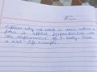Explain why no work is done when a force is