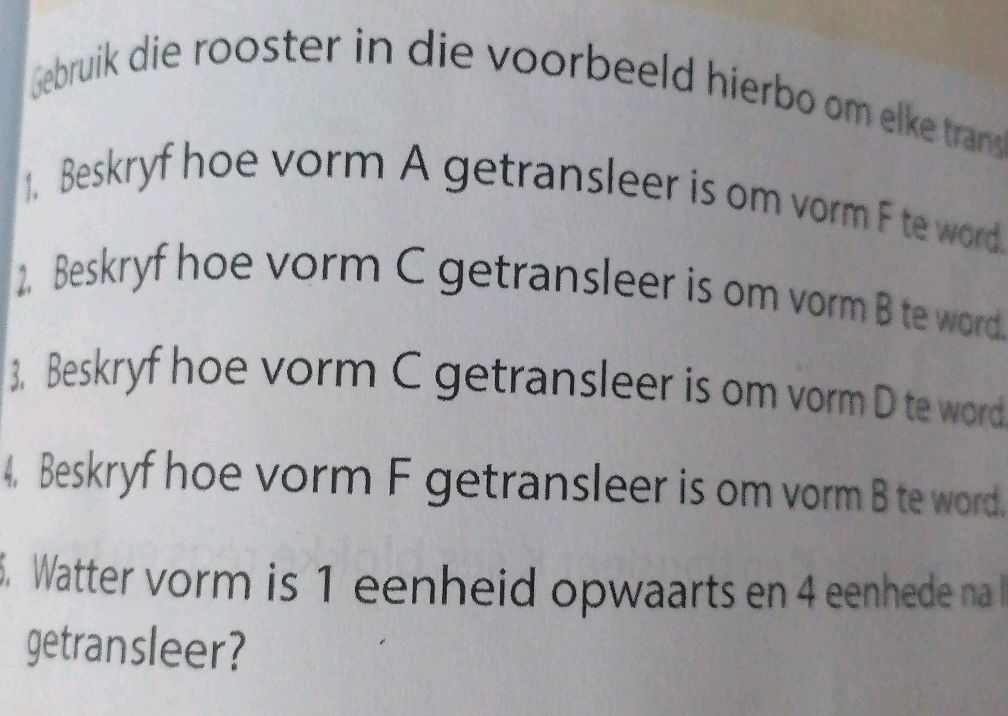 Gebruik die rooster in die voorbeeld hierbo | StudyX