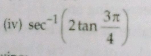 Calculate the value of sec inverse of 2 tan