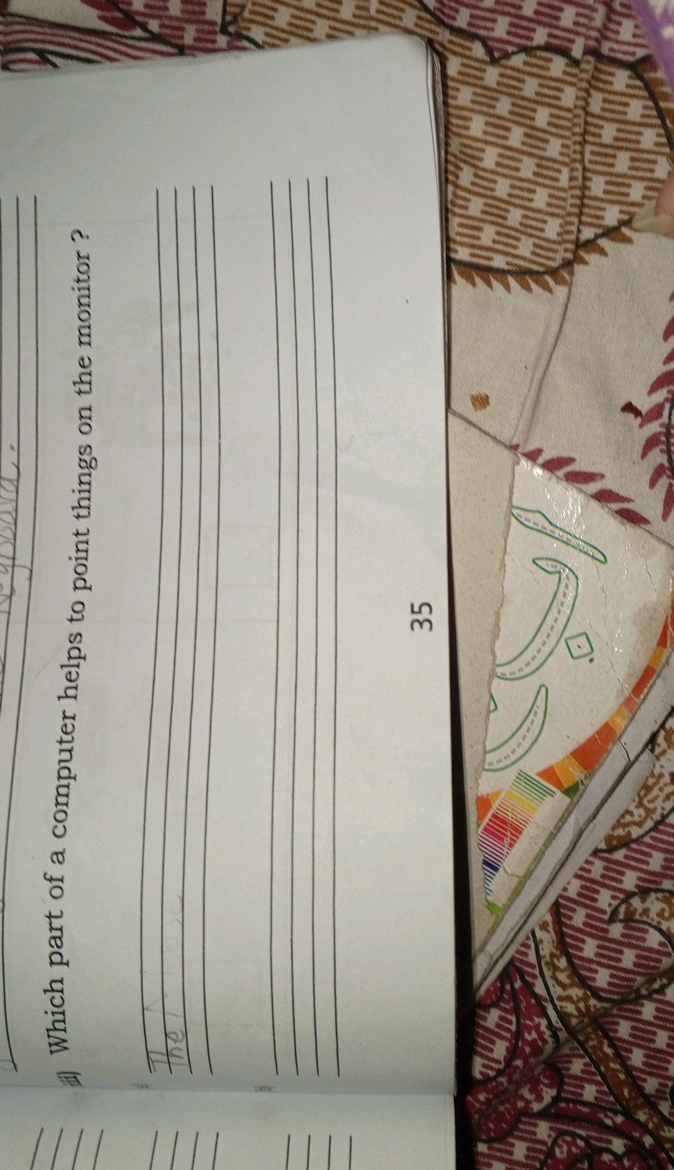 Which part of a computer helps to point | StudyX