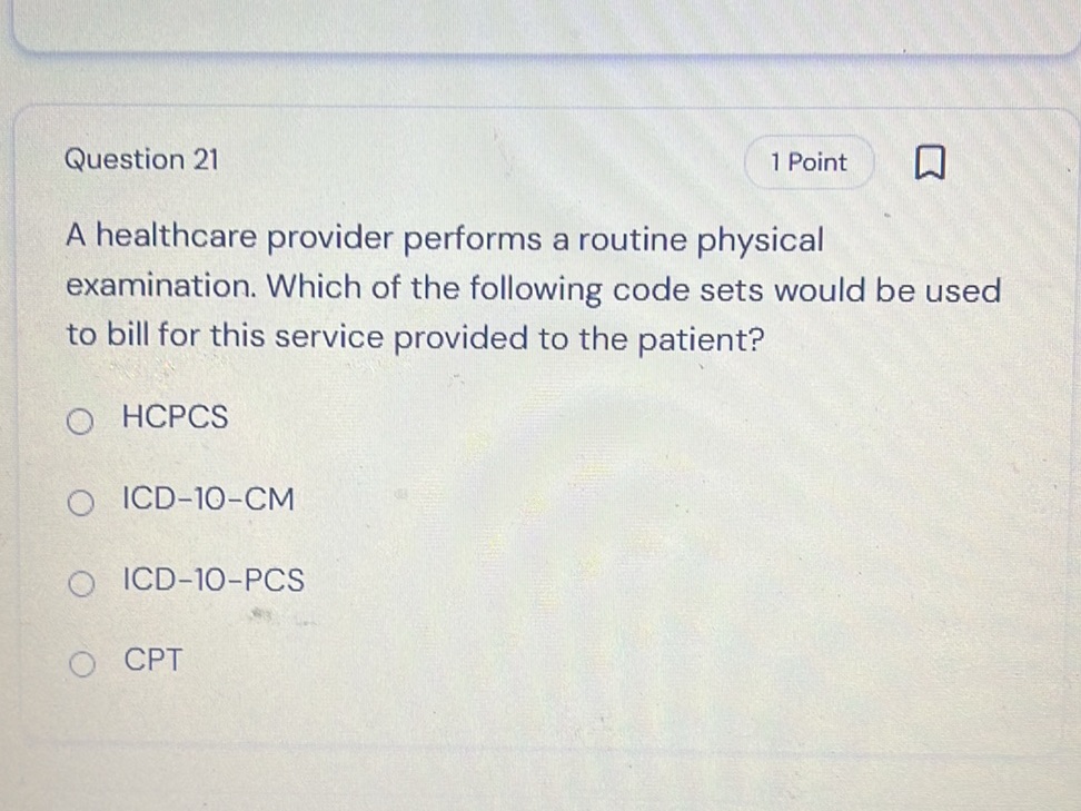 A healthcare provider performs a routine | StudyX