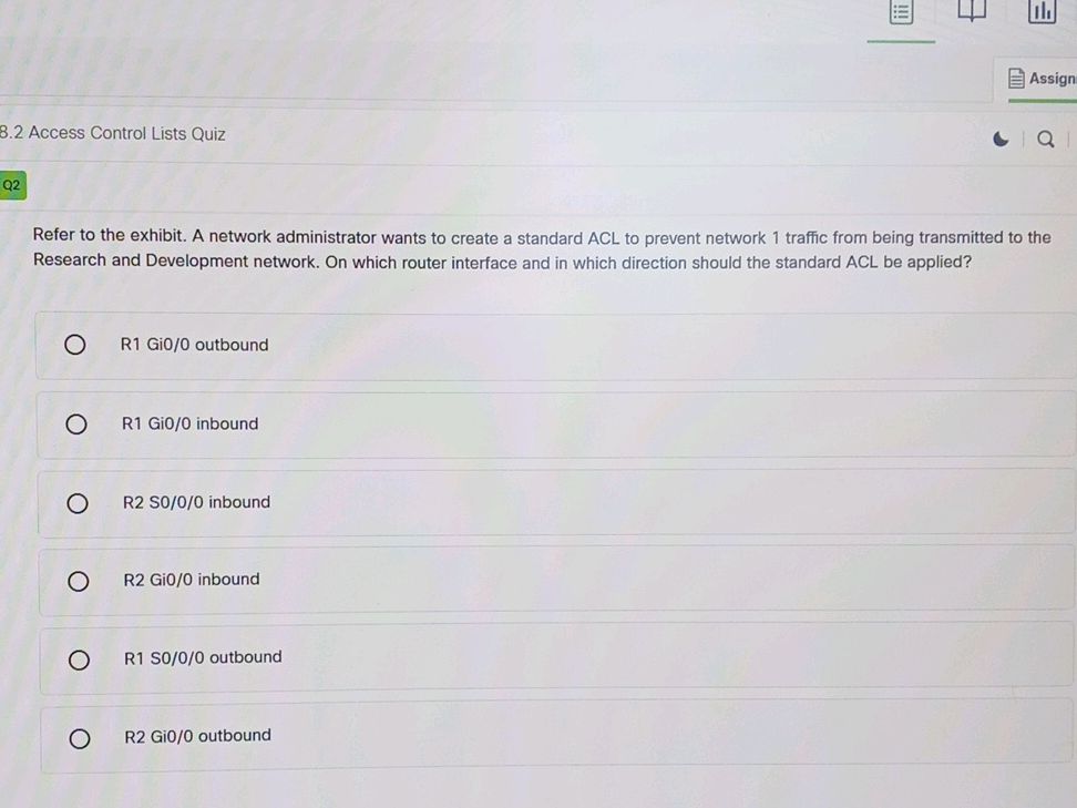 Refer to the exhibit. A network | StudyX