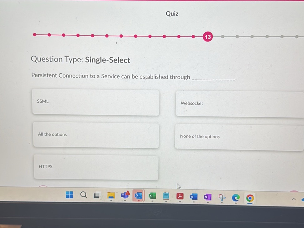 Persistent Connection to a Service can be