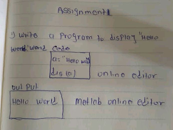 1) write a Program to display "Hello world! | StudyX