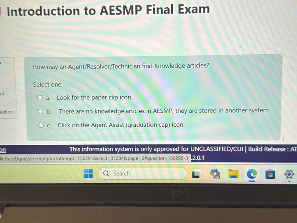 Introduction to AESMP Final Exam How may an | StudyX