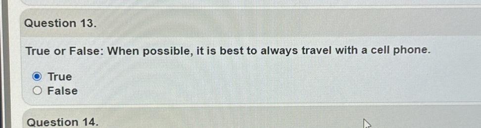 Question 13. True or False: When possible, | StudyX