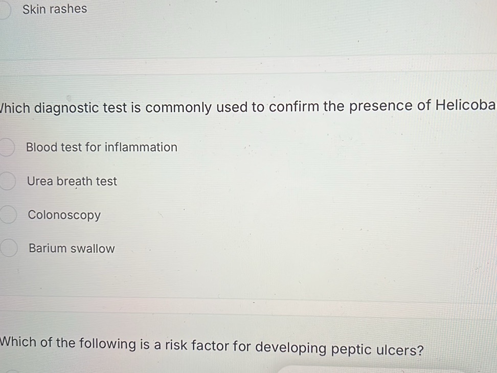 Skin rashes Jhich diagnostic test is | StudyX