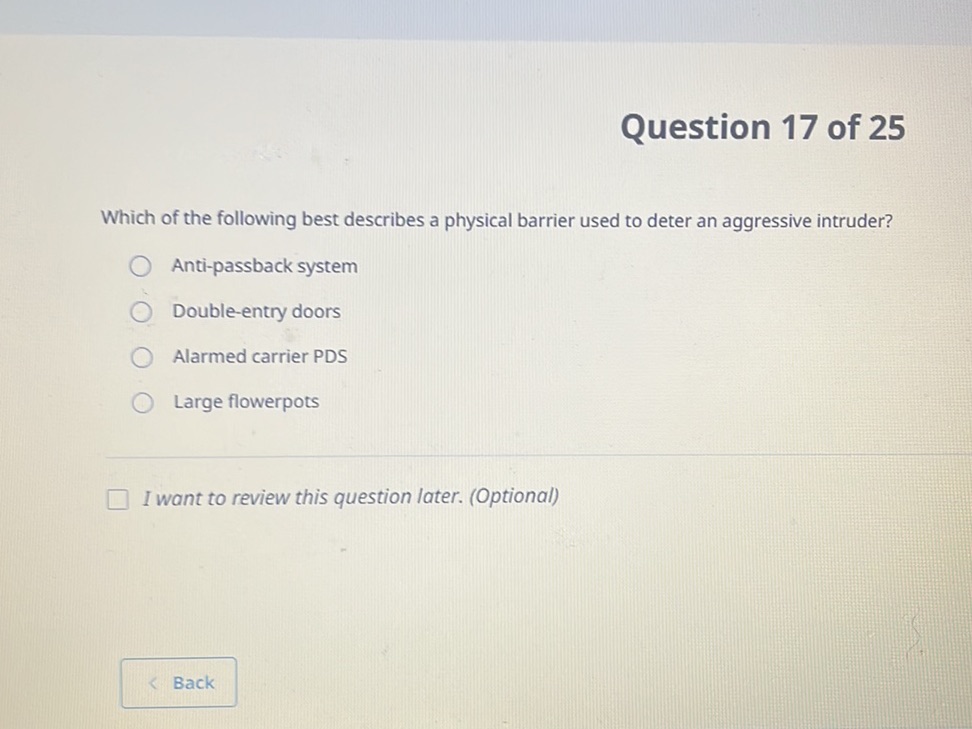 Which of the following best describes a | StudyX