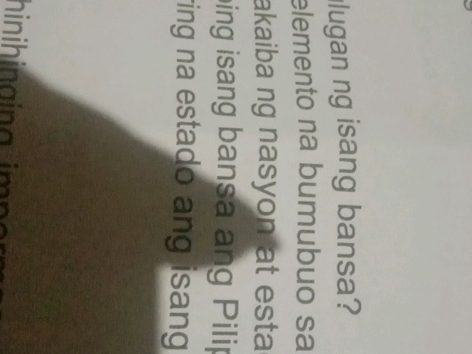 lugan ng isang bansa? elemento na bumubuo sa
