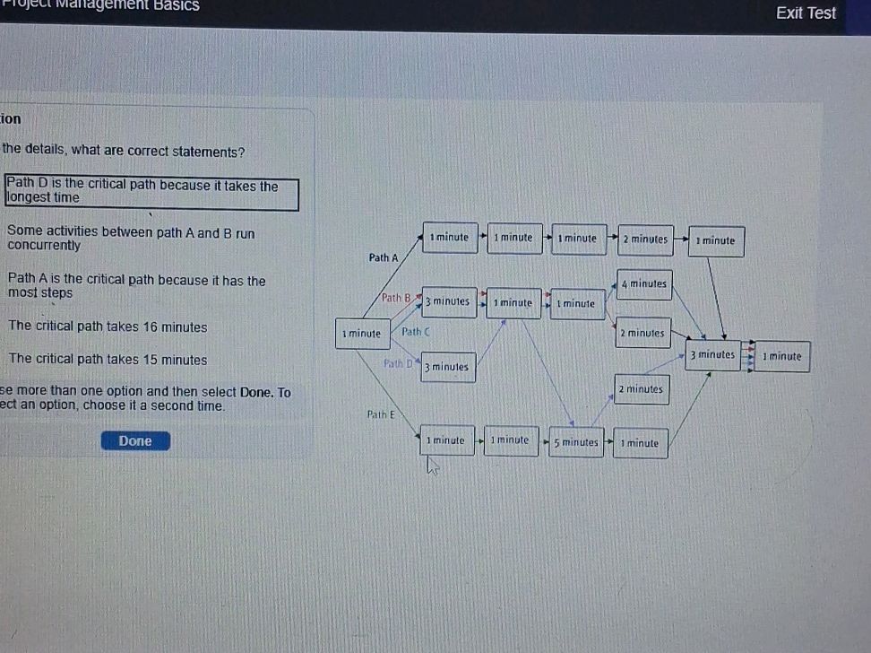 the details, what are correct statements? | StudyX