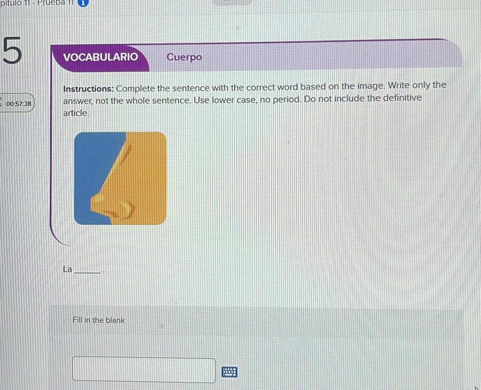 Instructions: Complete the sentence with the