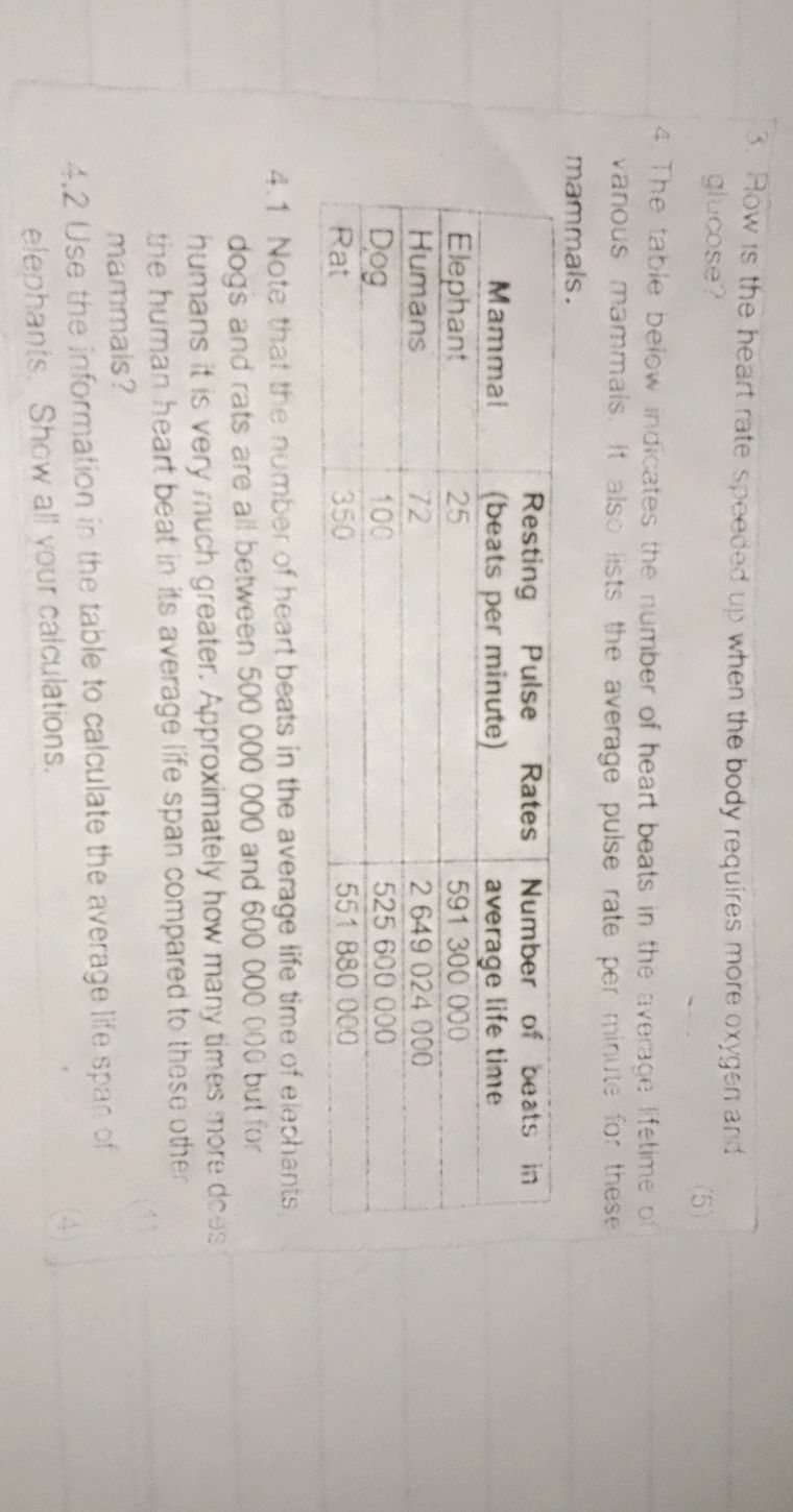 3. How is the heart rate speeded up when the | StudyX