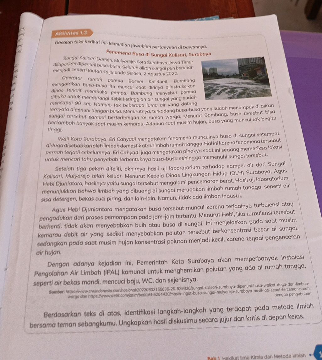 Berdasarkan teks di atas, identifikasi | StudyX