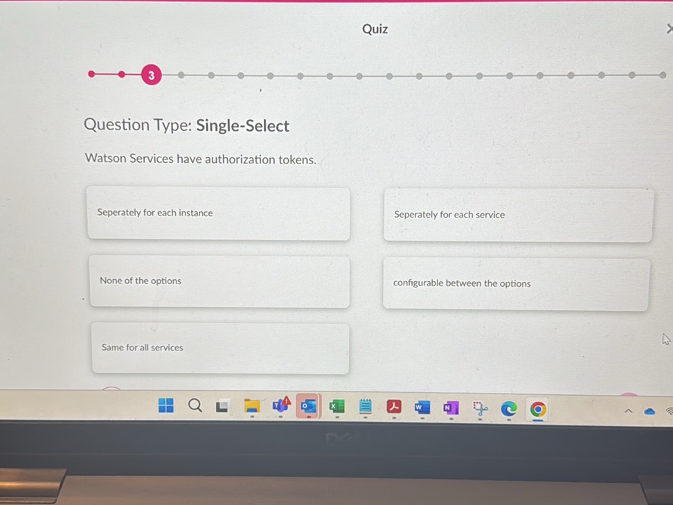 Question Type: Single-Select Watson | StudyX