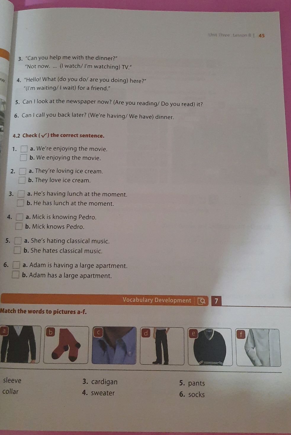 3. "Can you help me with the dinner?" "Not | StudyX
