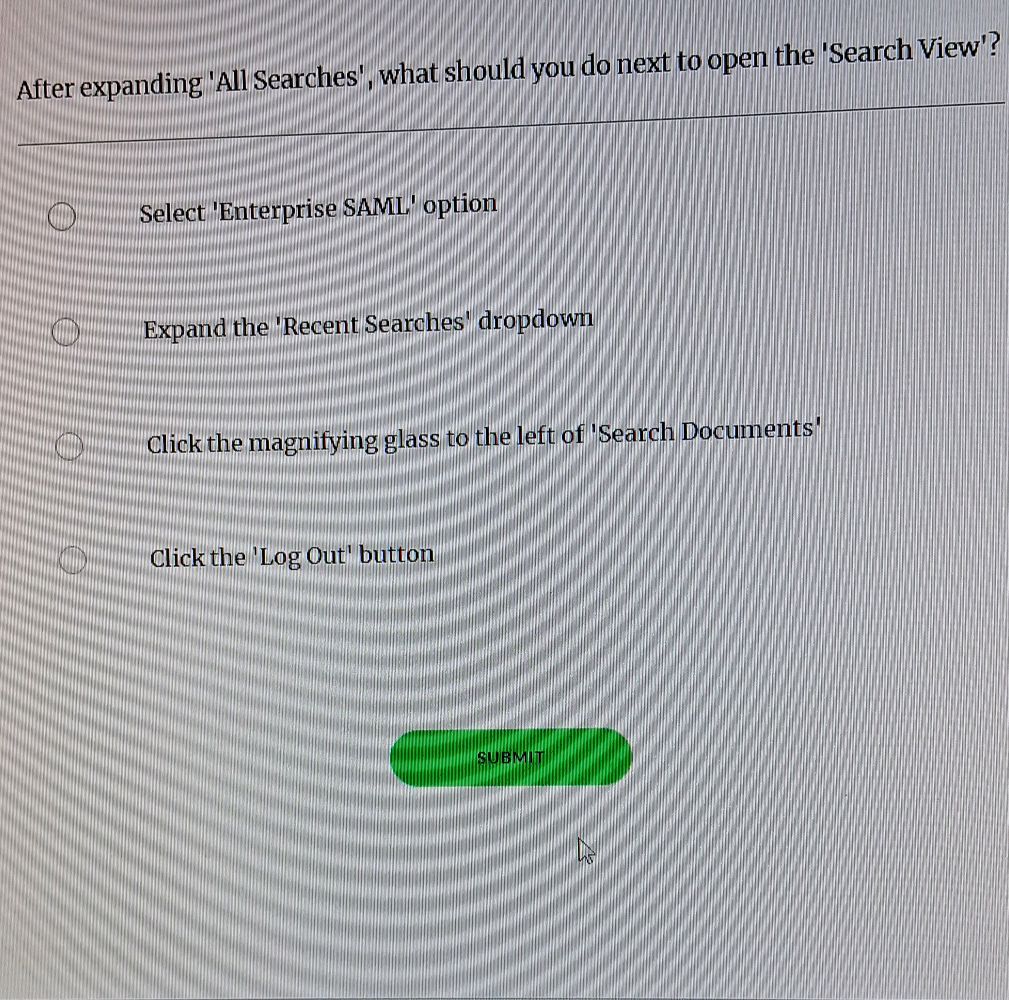 After expanding 'All Searches', what should