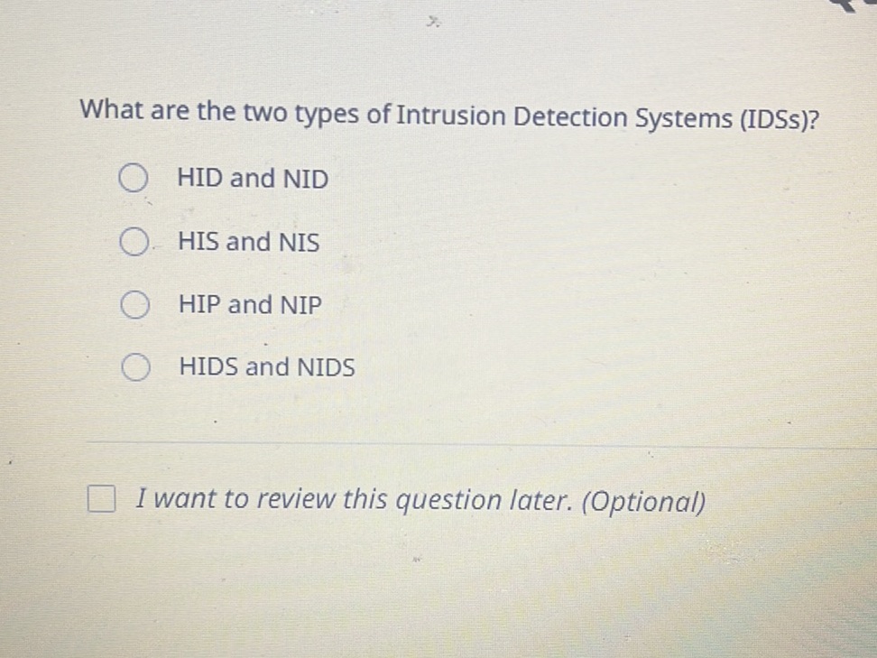 What are the two types of Intrusion | StudyX