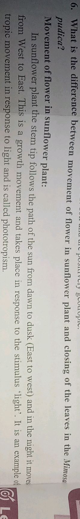 6. What is the difference between movement | StudyX