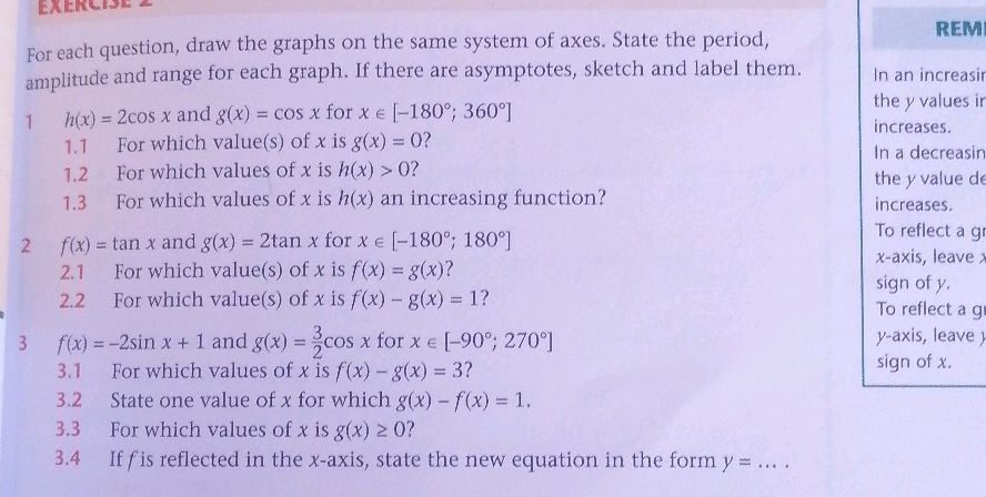 For each question, draw the graphs on the | StudyX