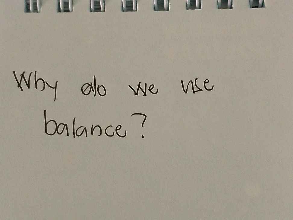 Balance in Physics