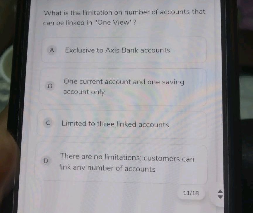What is the limitation on number of accounts