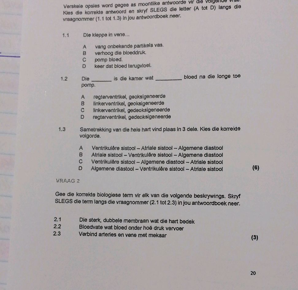 1.1 Die kleppe in vene... A vang onbekende