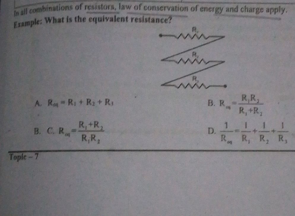 Example: What is the equivalent resistance?