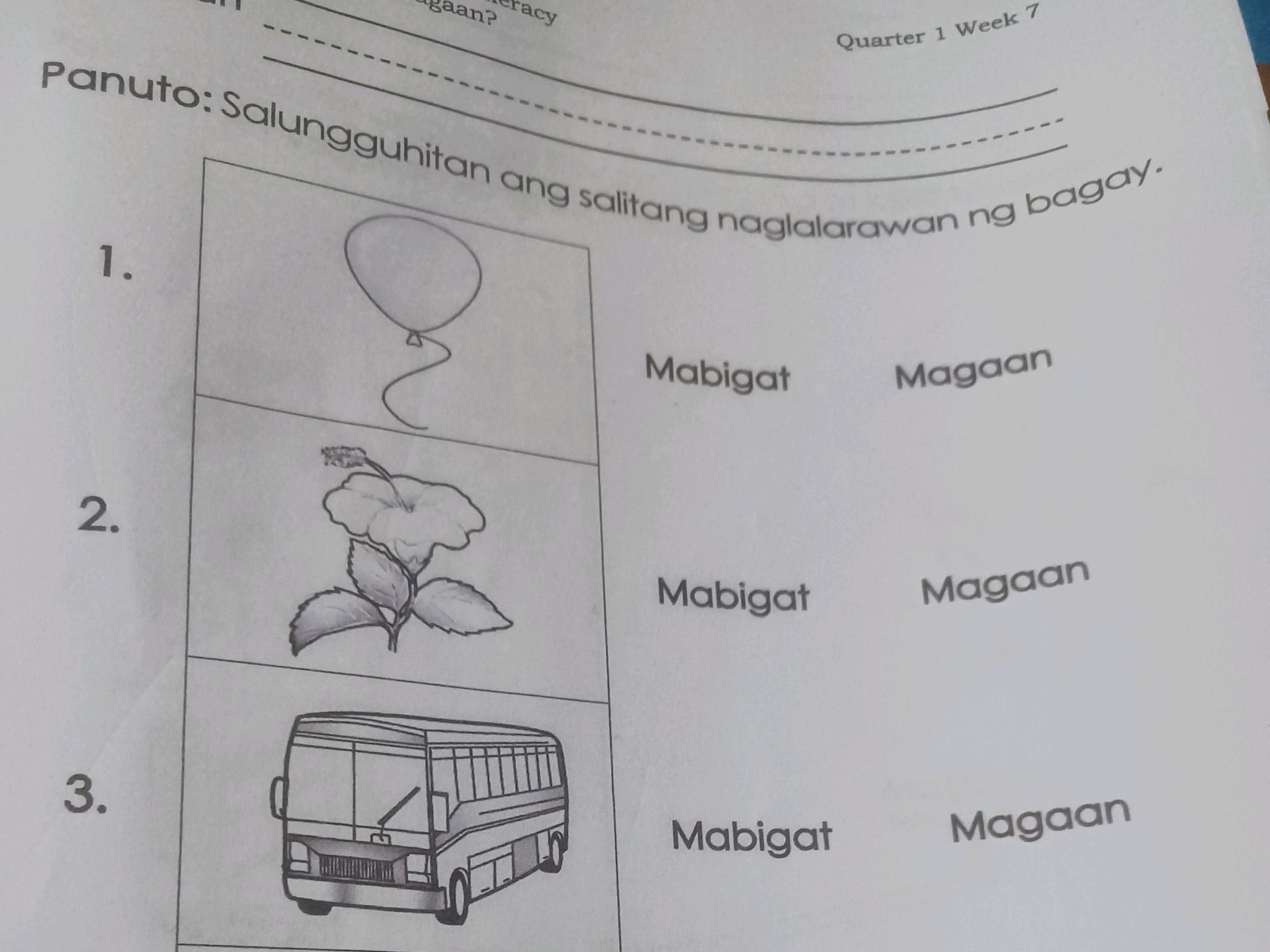 Panuto: Salungguhitan ang salitang | StudyX