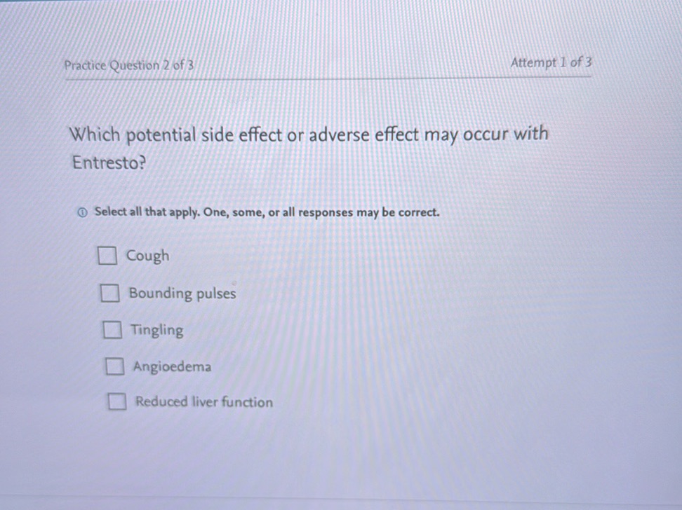 Which potential side effect or adverse | StudyX