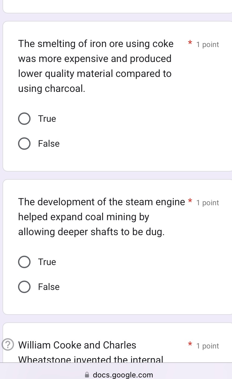 The smelting of iron ore using coke was more | StudyX