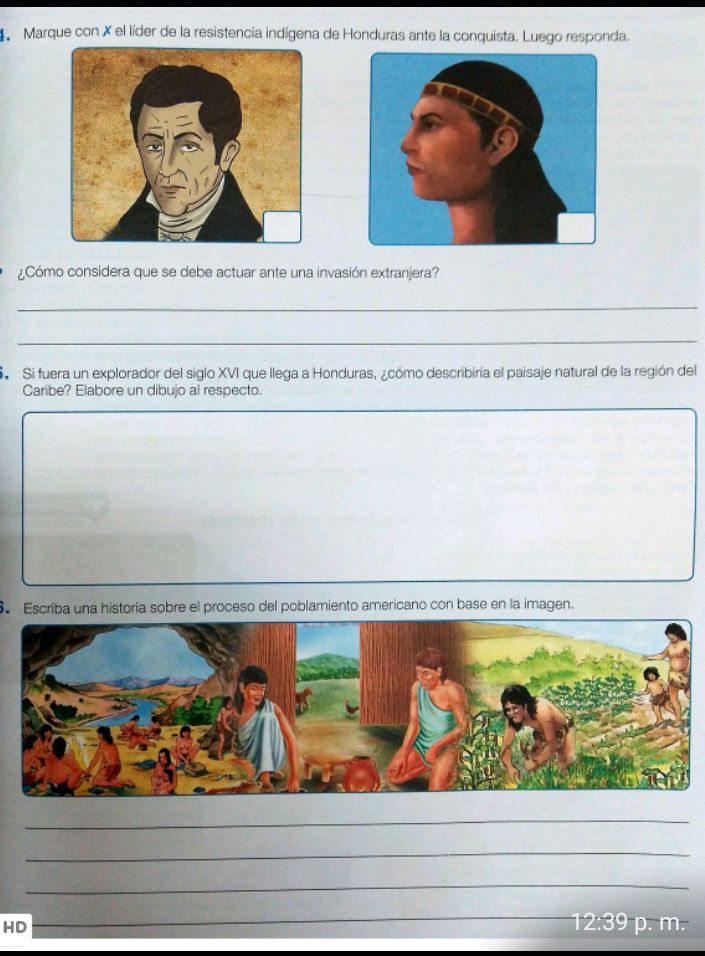 4. Marque con X el líder de la resistencia | StudyX