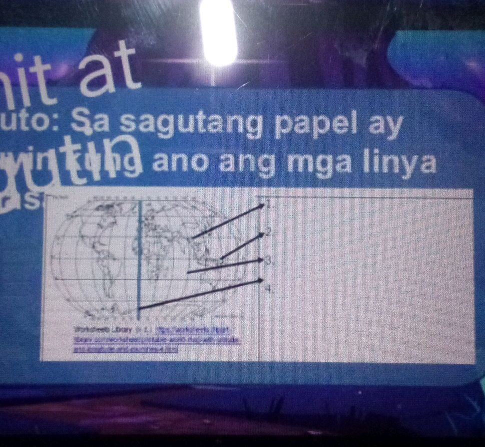 uto: Sa sagutang papel ay ano ang mga linya | StudyX