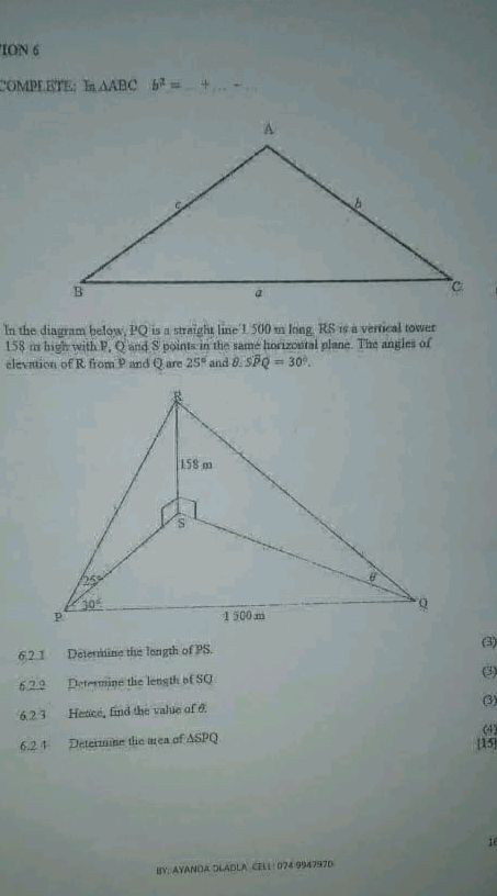 In the diagram below, PQ is a straight line | StudyX