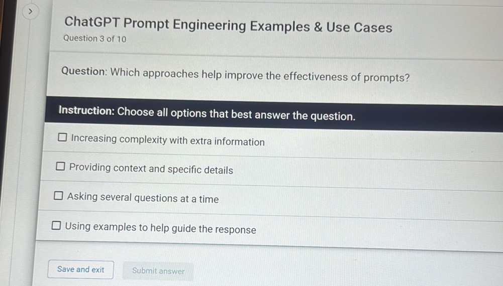 ChatGPT Prompt Engineering Examples \ Use | StudyX