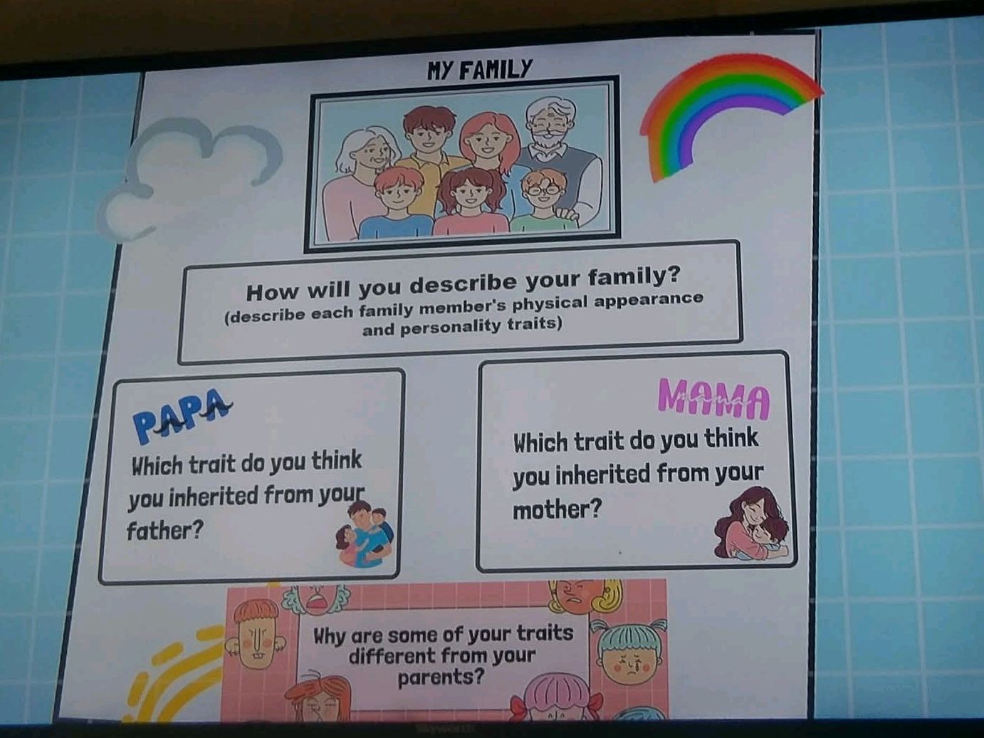How will you describe your family? (describe | StudyX