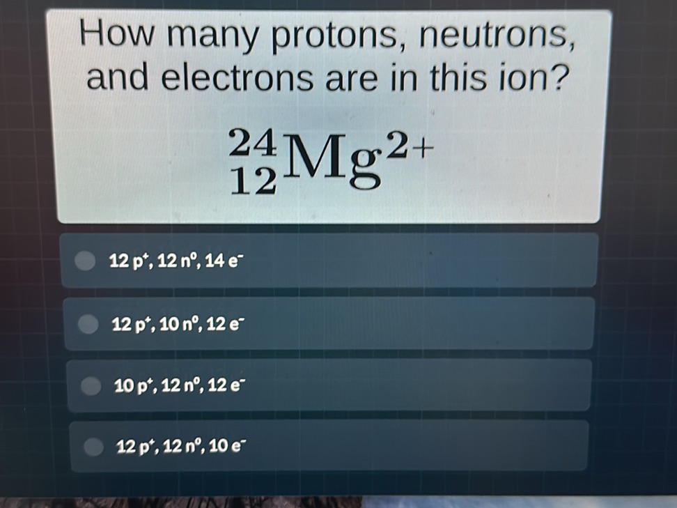 How many protons, neutrons, and electrons