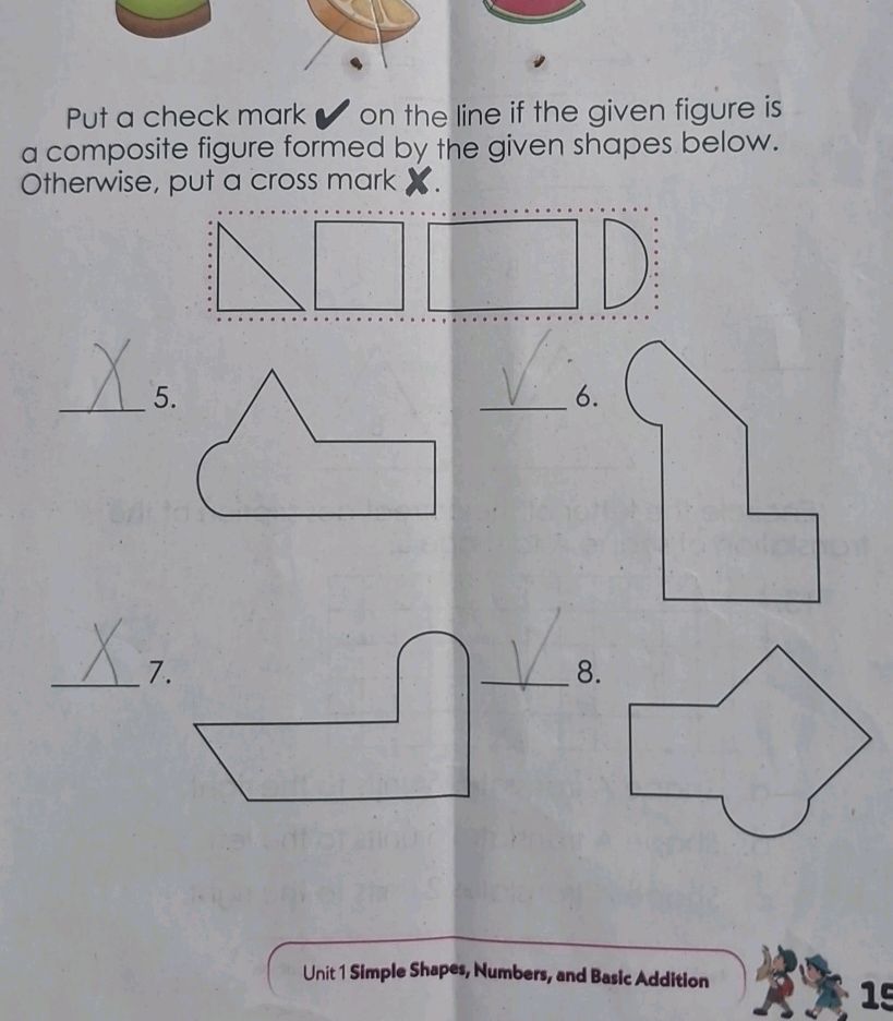 Put a check mark on the line if the given | StudyX