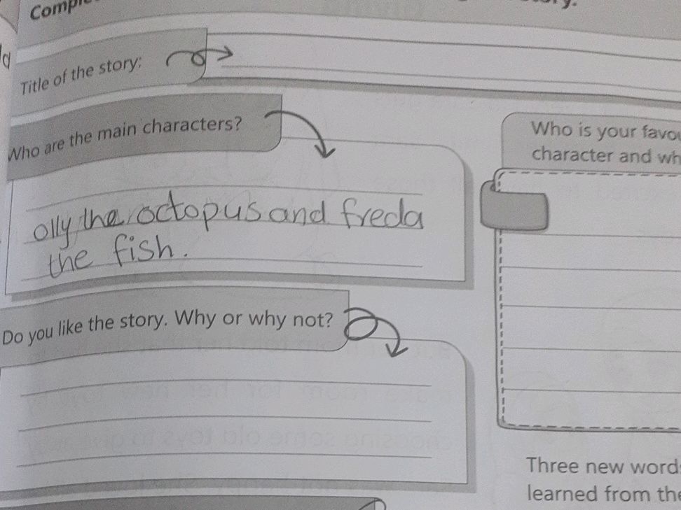 Who are the main characters? olly the | StudyX