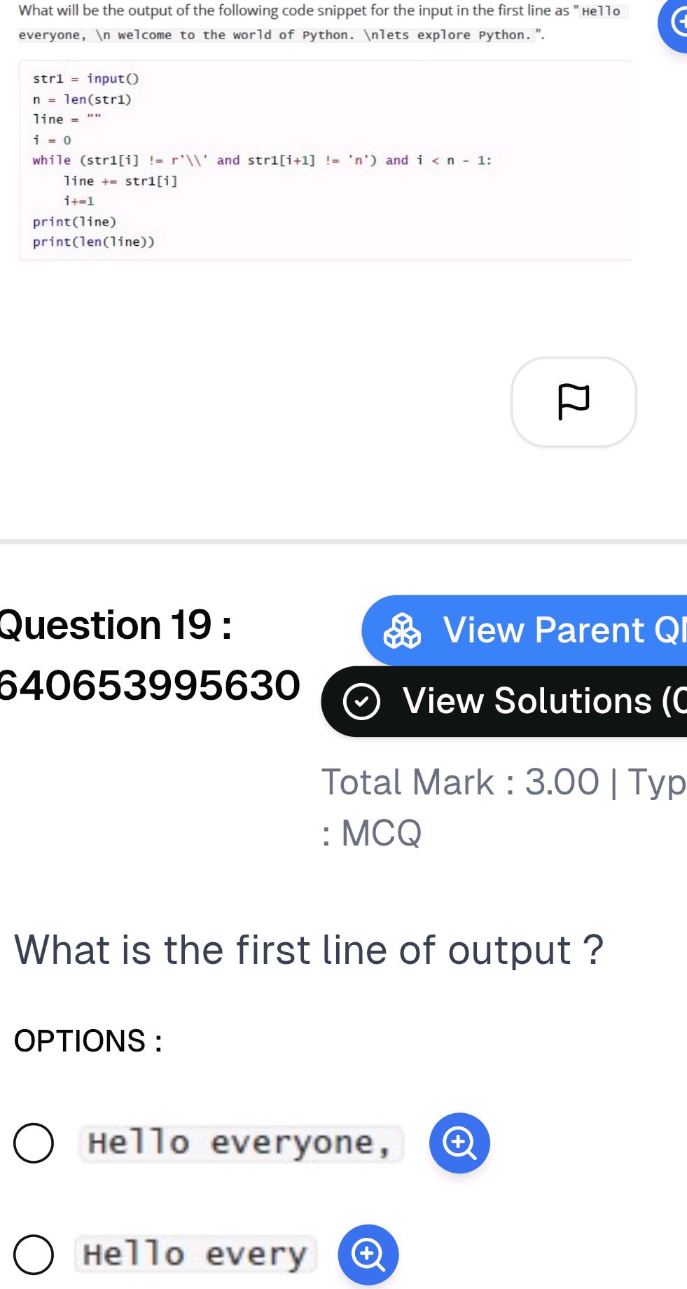 What will be the output of the following | StudyX
