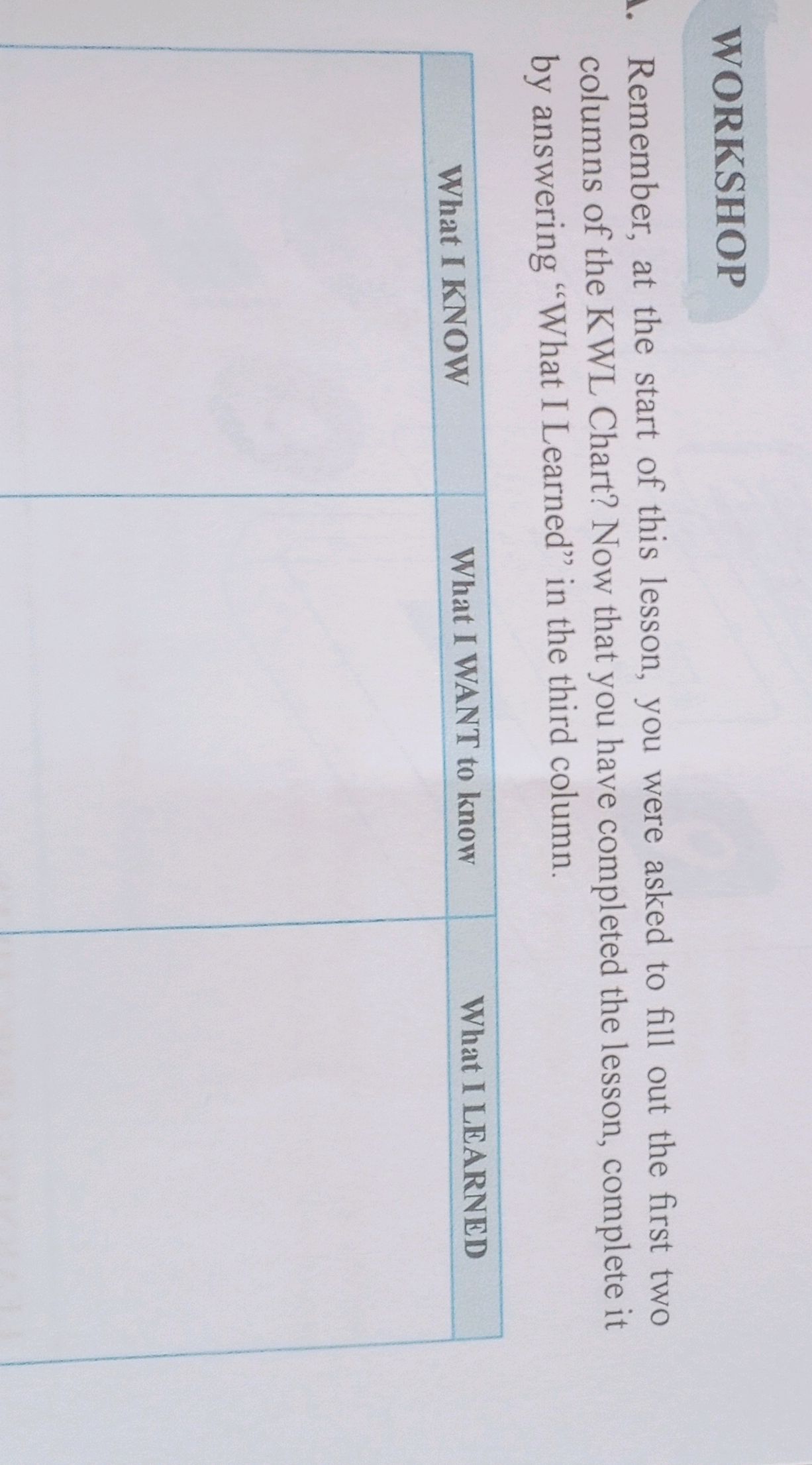 A. Remember, at the start of this lesson, | StudyX