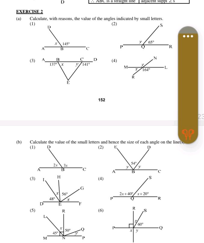 EXERCISE 2 (a) Calculate, with reasons, the | StudyX