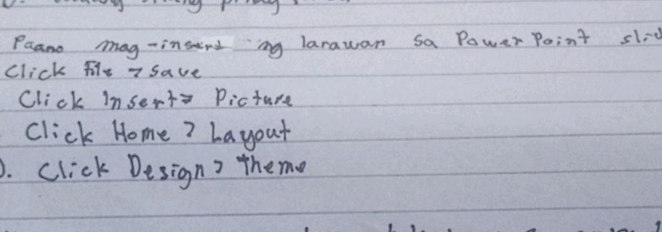 Paano mag-insert ng larawan sa Power Point | StudyX